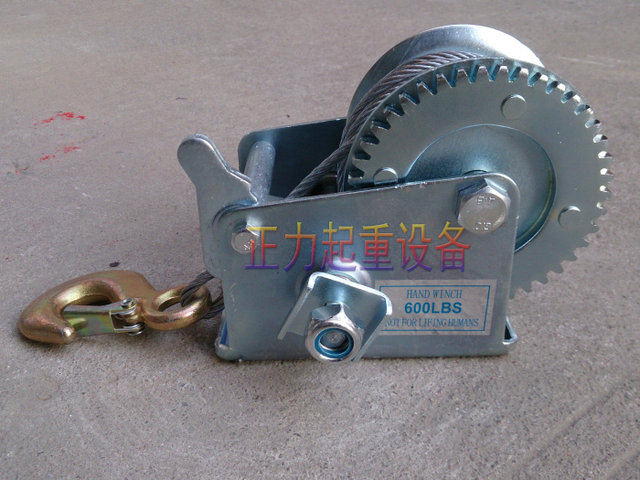 Hand winch manual winch winch hand winch 600-3000 pounds winch / 10 meters hand winch