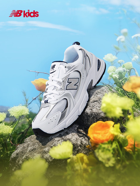 Newbalance nb official children's shoes 7~14 years old spring classic ...