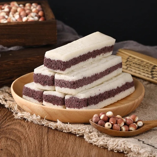 Non -sucrose of black rice, red bean barley yan yam, poria cake, eight ...