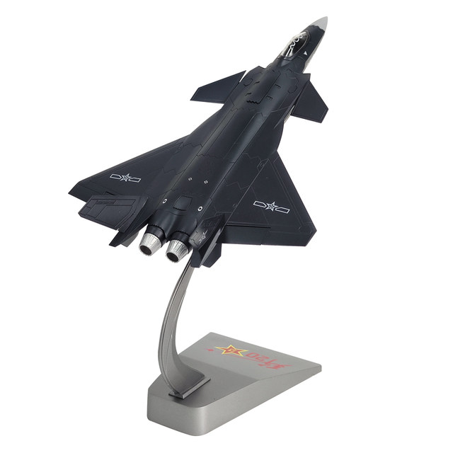 1:48 J-20 aircraft model alloy simulation J-20 J20 fighter model military parade veteran ...