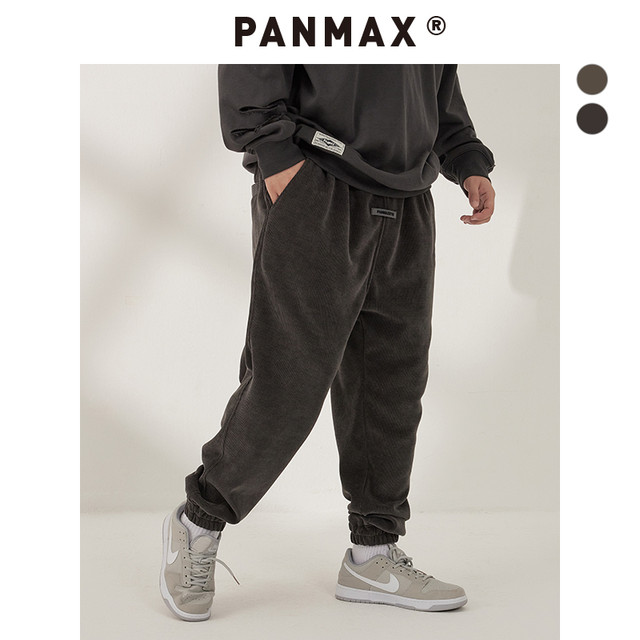 PANMAX plus size men's trendy plus size fat men's elasticated casual ...