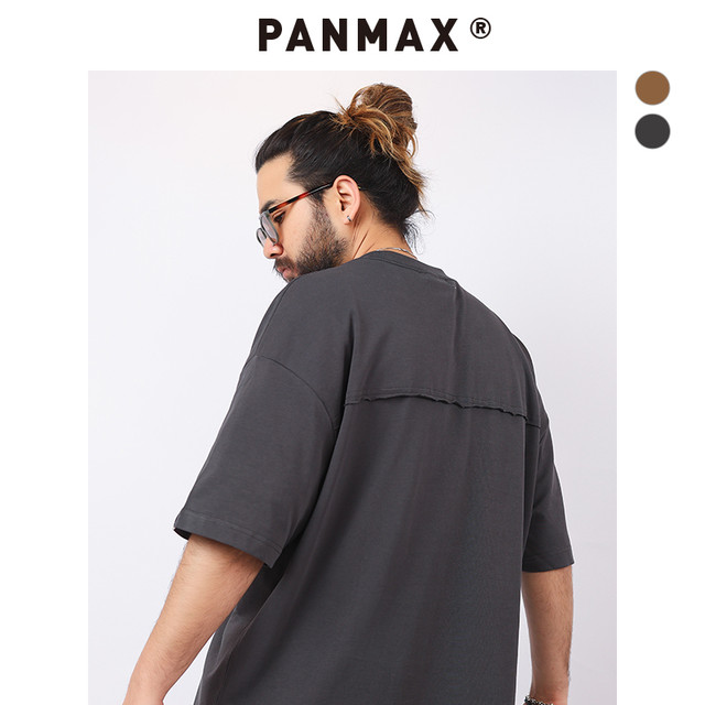 PANMAX large size short-sleeved American fashion brand T-shirt simple ...