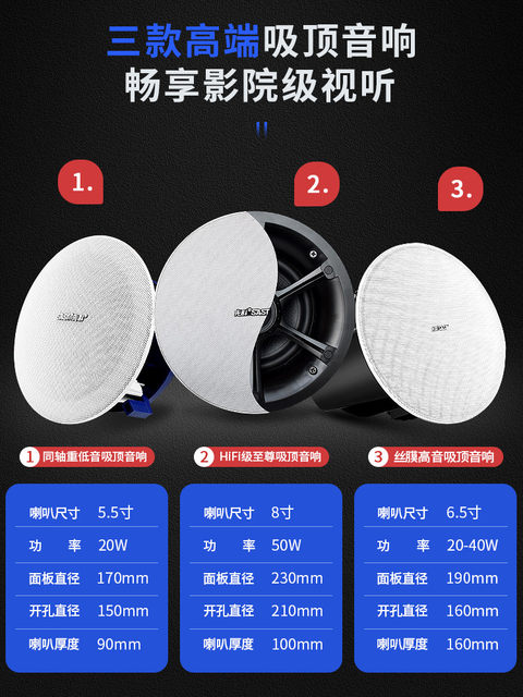 Xianke X7 smart AI ceiling speaker ceiling speaker home theater ...