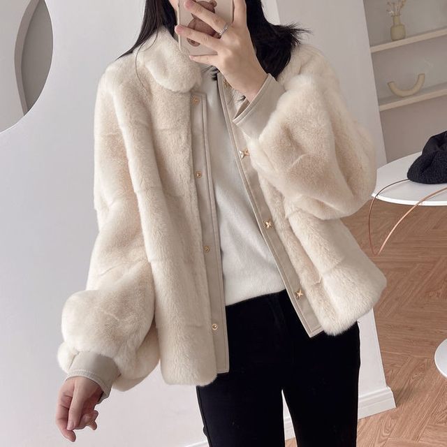 Fur grass female 2024 short short small small small small man Haining ...