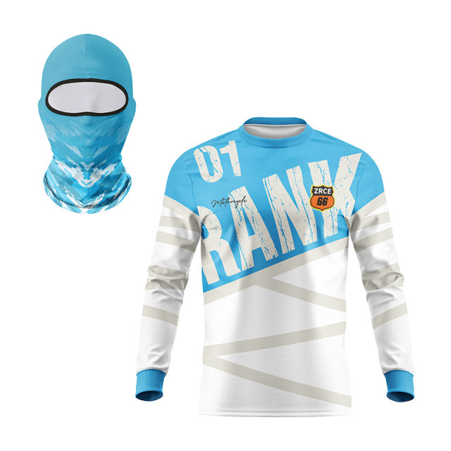 Retro long-sleeved off-road motorcycle riding clothing, breathable ...