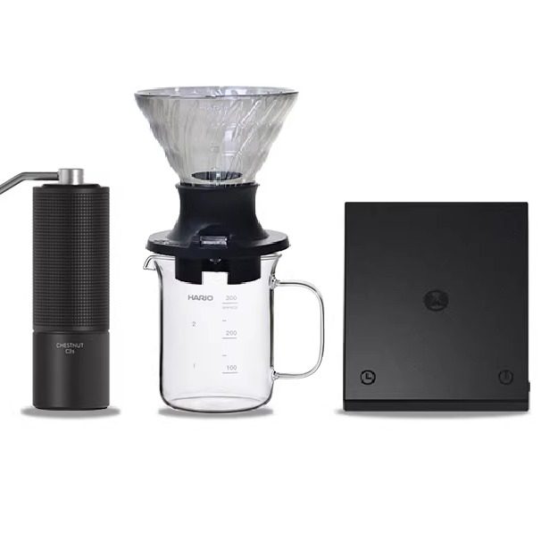 Hario hand -coffee set V60 filter cup hand -coffee pot grind bean ...