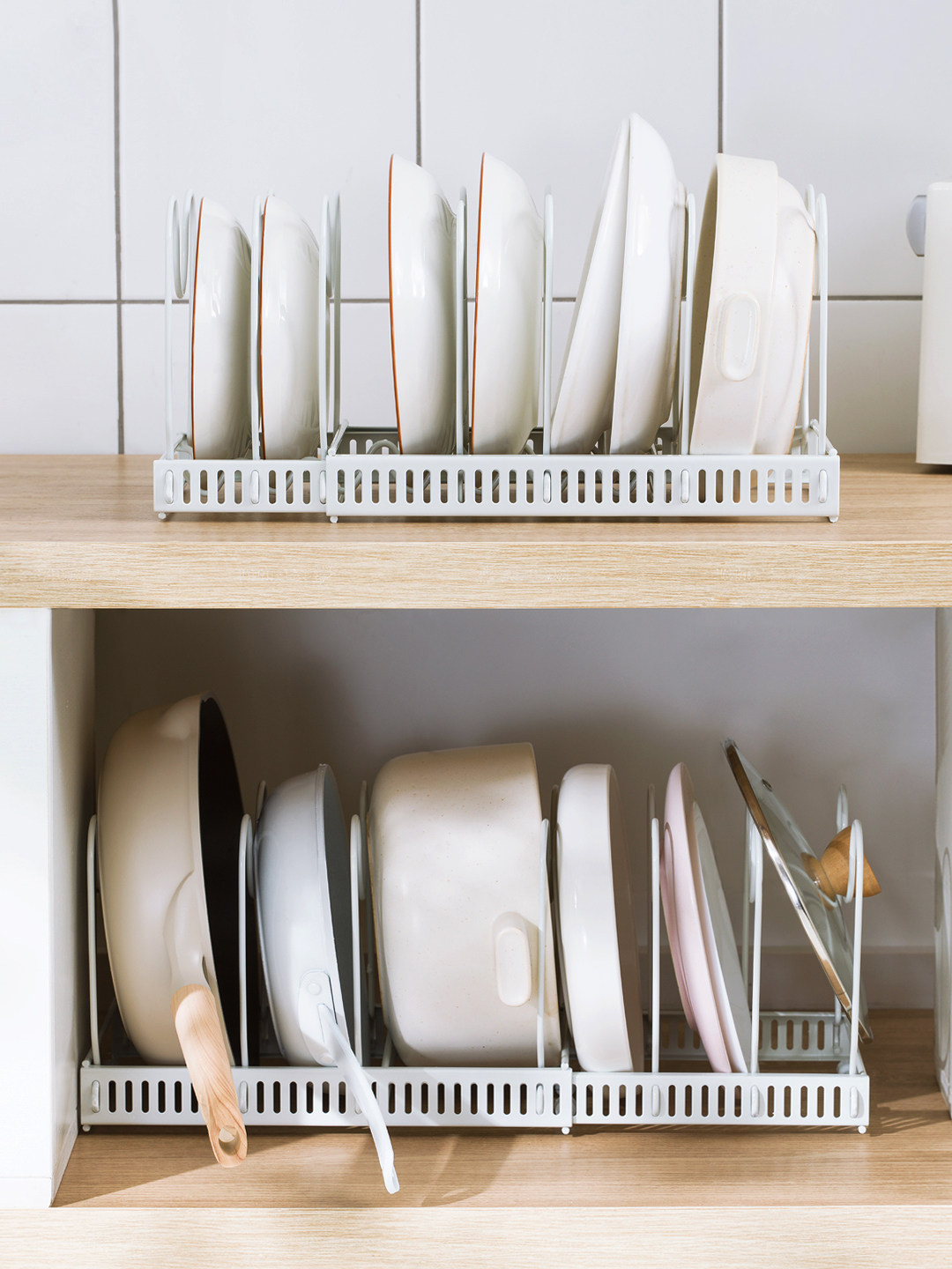 Eleven Dimensions Nordic Style Adjustable Metal Pot Rack - Kitchen ...