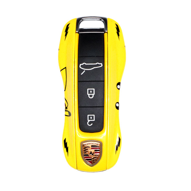 Suitable for Porsche key shell macan Cayenne Panamera key chain set 718 ...