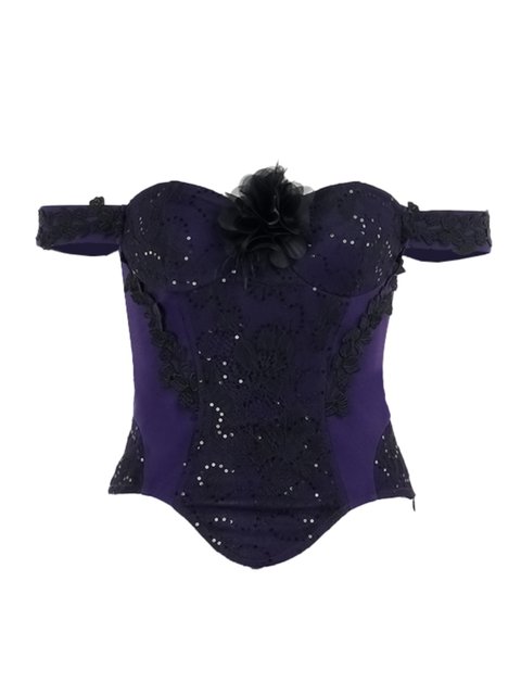 Wannathis Gothic Palace Wordy Shoulder Sexy Coat Clothing Piece Piece ...