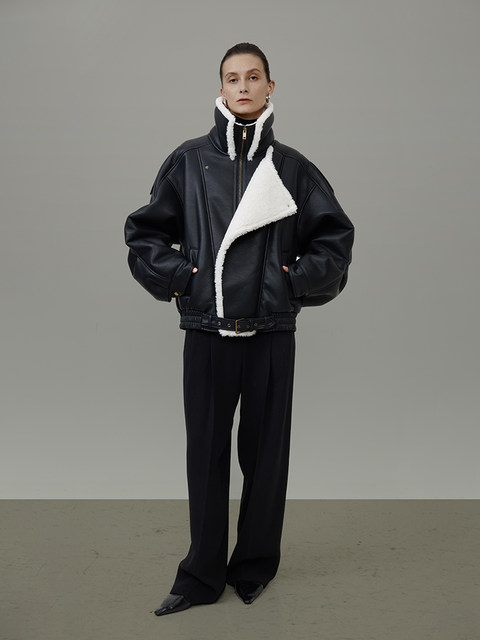 UNSPOKEN Bayan style fur all -in -one female plus velvet thickened 2024 ...