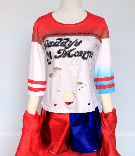 American movie Suicide Squad Harley Quinn Harley Quinn cos costume ...
