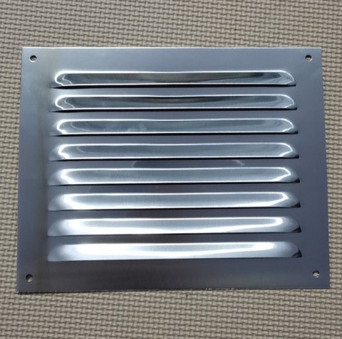 Stainless steel iron aluminum louver grille cover exterior wall ...
