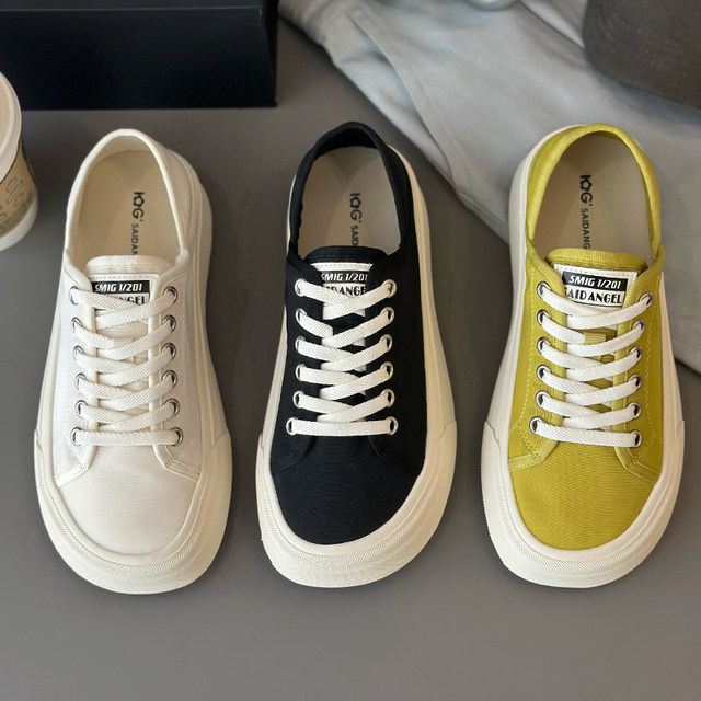 Thick sole mango head mesh panel shoes women's shoes 2024 summer new ...