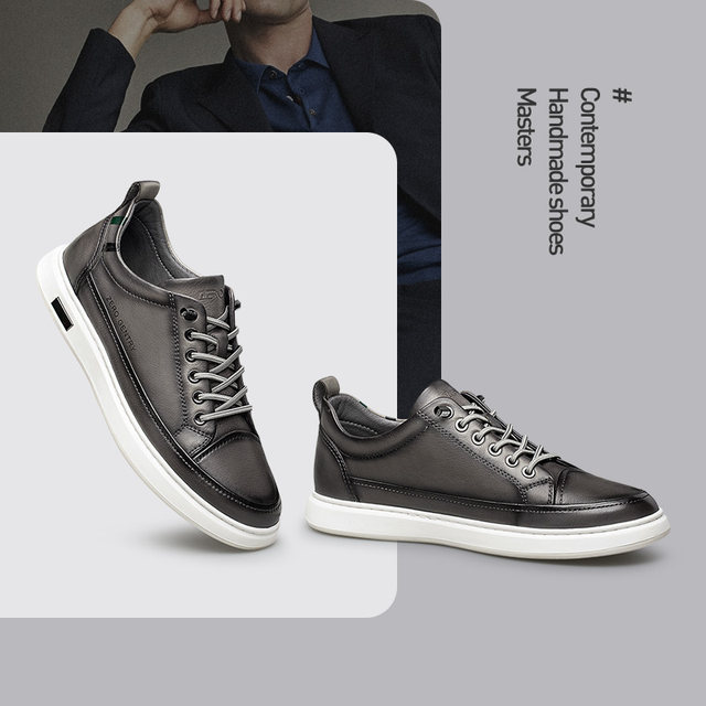 (Bonus code special offer) Zero Men's Shoes Genuine Leather Sneakers ...