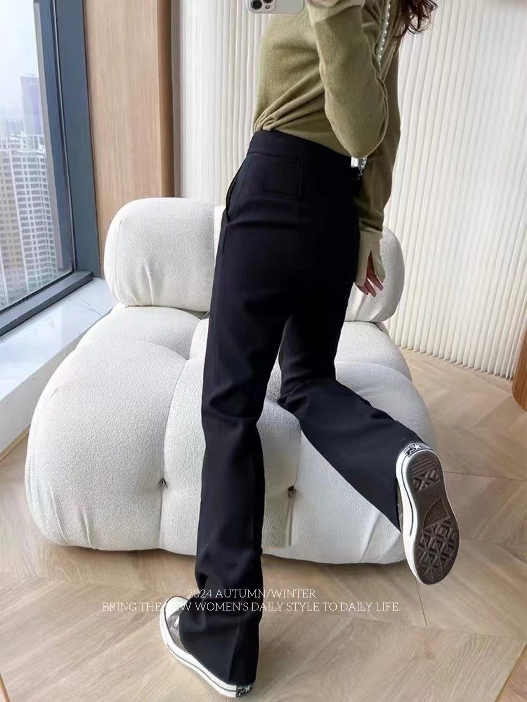 Leg length 1,8! Nanyou niche designers angrily promote new high-waisted ...