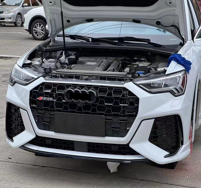 Suitable for 19-25 Audi Q3 modified RSQ3 center net front and rear ...