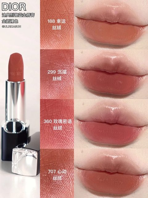 Holiday Gift Dior Dior Rouge Blue Gold Lipstick 772 720 Satin Velvet ...