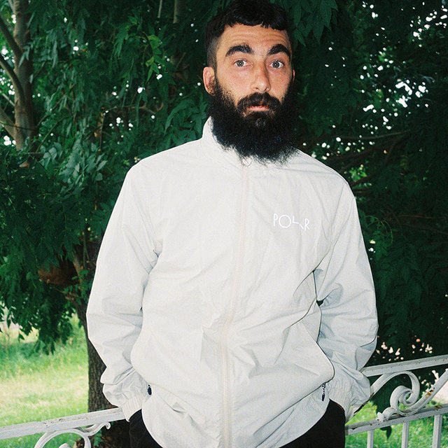 Tide Woo Polar Skate Co Jacket Print LOGO Hooded Waterproof Coach Jacket