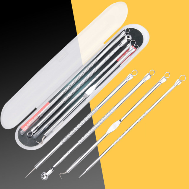4 pieces stainless steel acne needle acne needle blackhead needle face ...