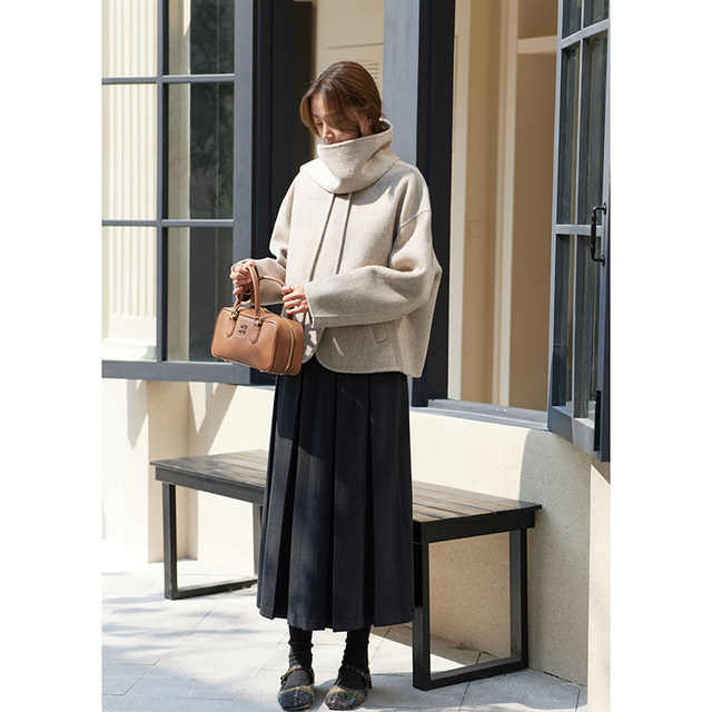 Misaz fabric texture is superb! Winter thickened classic lace -up ...