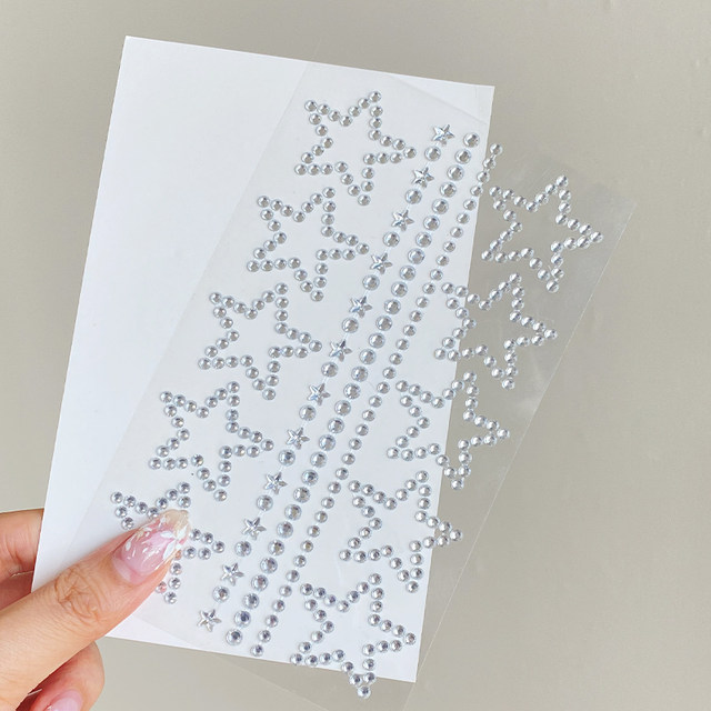 Concert face sticker star diamond face face jewelry makeup bright flash ...