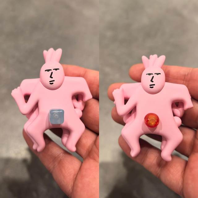 Genuine unlimited pink rabbits, happy, happy, blind box, magic yoga ...