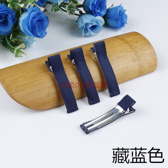 5cm cloth-wrapped double-prong clip diy handmade hairpin children's ...