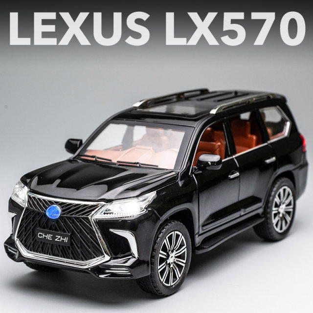Lexus LX570 alloy model car simulation off -road SUV car model swing ...
