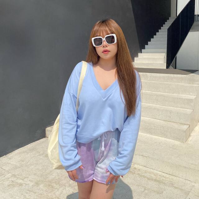 MISSBIGGIE European and American large size is thin, splitted combed ...