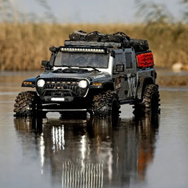 CROSSRCEMOX4 Big Leopard 1/8 remote control electric climbing car four ...