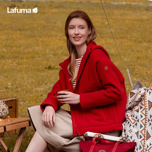 LAFUMA Le Feiye urban outdoor fleece jacket women's polar hooded double ...