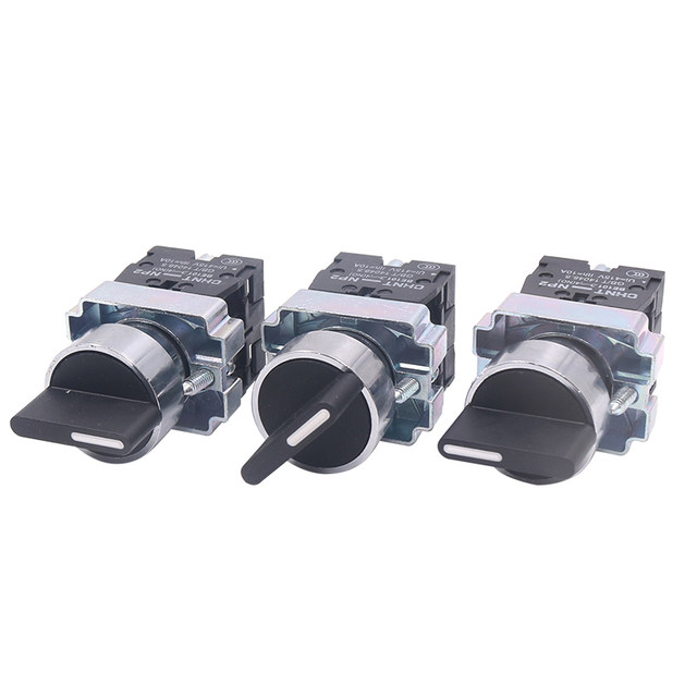 Zhengtai XB2 power conversion switch NP2-BD21/25/33 short handle 3 gears 2-bit self-locking ...
