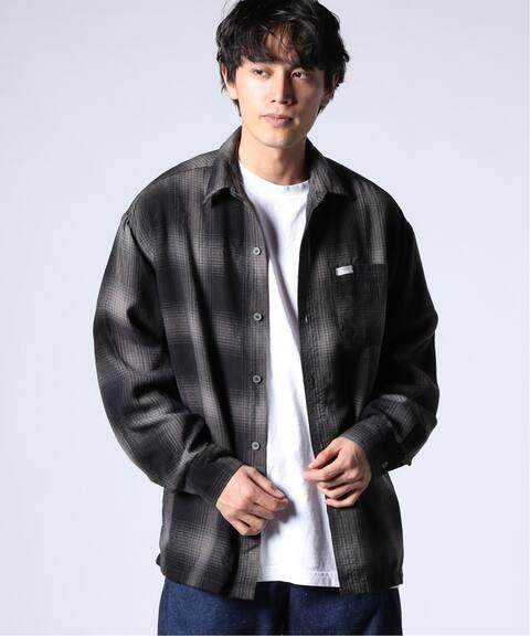 American Caltop West Coast flannel long-sleeved plaid shirt loose men's ...