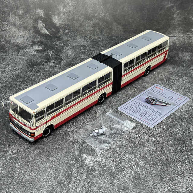 Beijing bus model 1:64 Jinghua BK670 articulated bus alloy 1-way 4-way ...