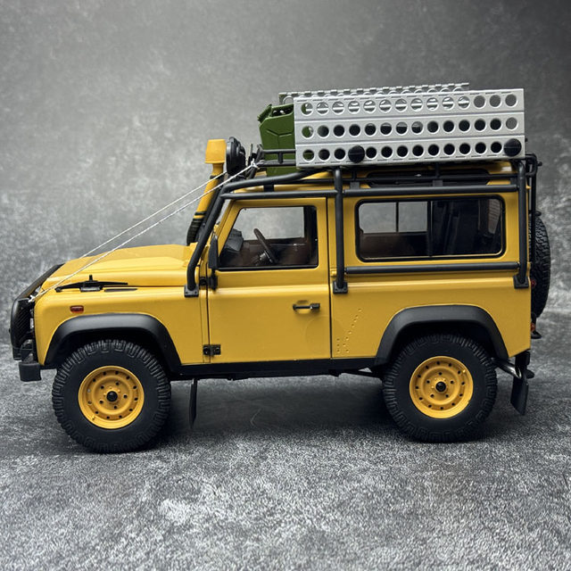 Jingshang 1:18 Land Rover Defender 90 Camel Cup off-road vehicle ...