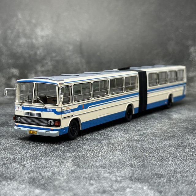 Beijing bus model 1:64 Jinghua BK670 articulated bus alloy 1-way 4-way ...