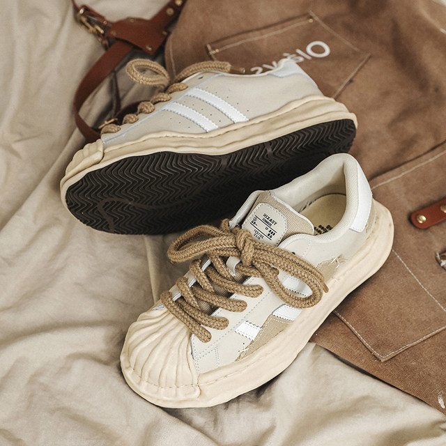 Shoes Men's Spring and Autumn 2025 new casual sneakers big head thick ...