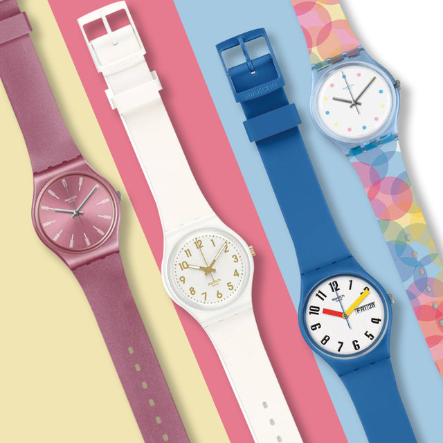 Swatch/Swatch watch Swiss counter genuine colorful student couple ...