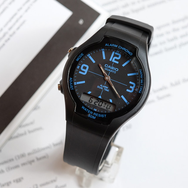 Casio dual display fashionable multi-function alarm luminous electronic ...