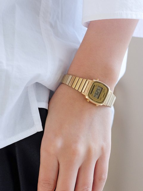 Casio Small Square Watch Women's Watch Student Watch Retro Waterproof Alarm Clock Electronic ...