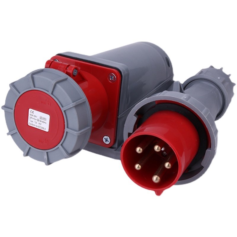 Industrial Plug 63A 5-Core Explosion-Proof Aviation Socket 3-Core 4 ...