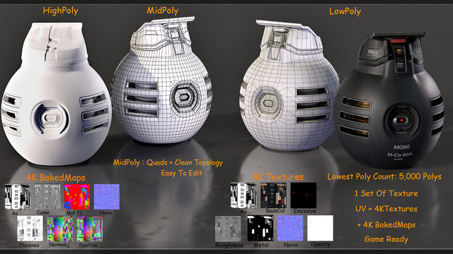 ArtStation material ExplosivePackvol1-Gameready explosion collection