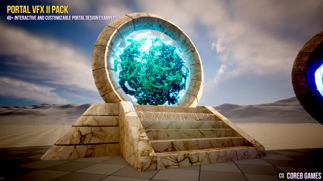 UE5 Unreal 5PortalVFXPack2 portal customizable visual effects 2