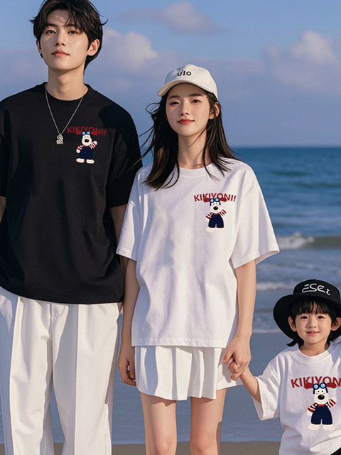 Parent-child clothing family of three and four 2025 new mother-daughter ...