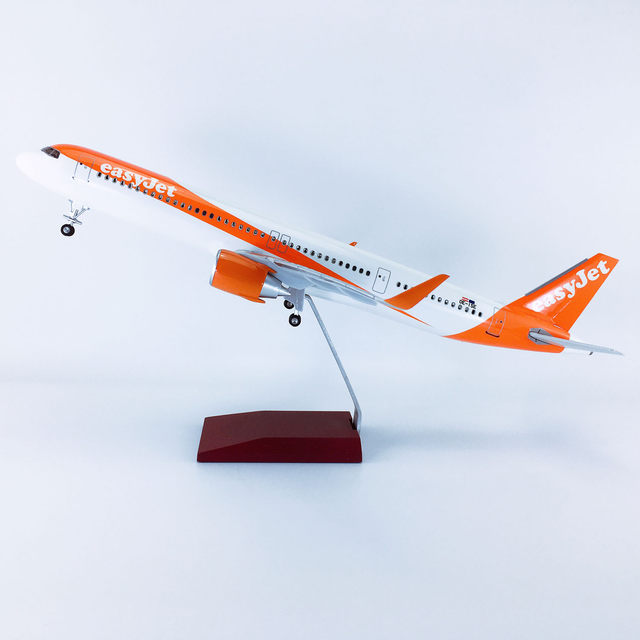 New version of ABS material with wheels assembled 45cm aircraft model ...