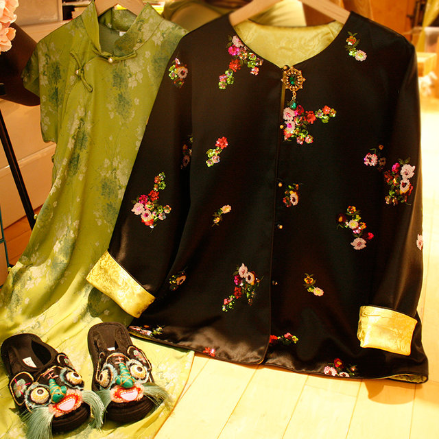 Yiyi's little flower bush double-sided three-dimensional beaded ...