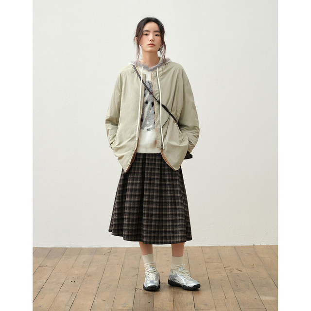 octopusme octopus family round neck long-sleeved loose outdoor jacket ...