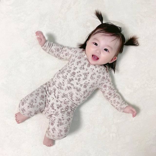 Baby spring clothes ins, Korean female baby lovely ladylike flower ...