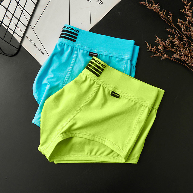 3 pieces of men's underwear men's boxer pants pure cotton Korean ...