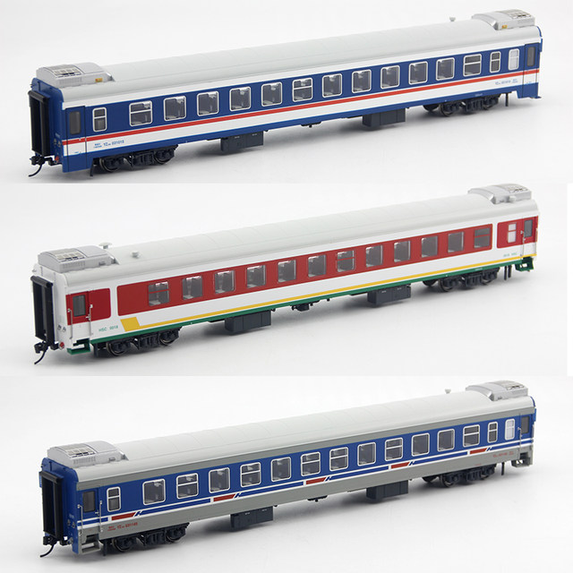 Train Garden 1/87 China Railway Hard Seat YZ25G Passenger Carriage Finished Train Model with ...
